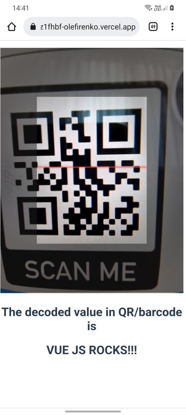 How to Add a QR and Barcode Scanner to Your Vue.js App – Olefyrenko Dmytro Blog